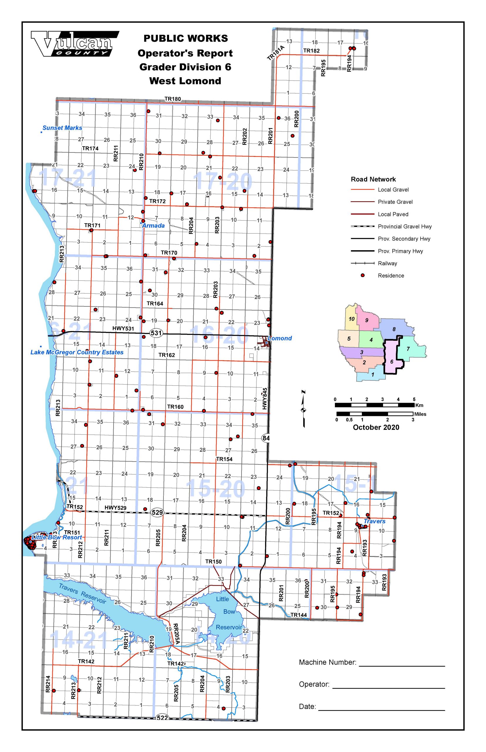 Grader Divisions – Vulcan County