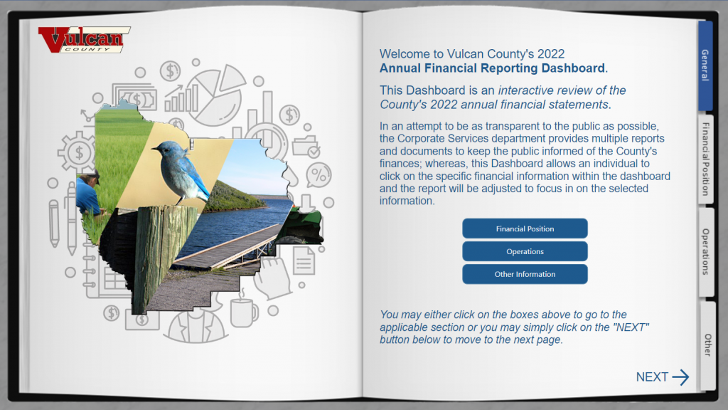 Financial Statements & Reporting – Vulcan County
