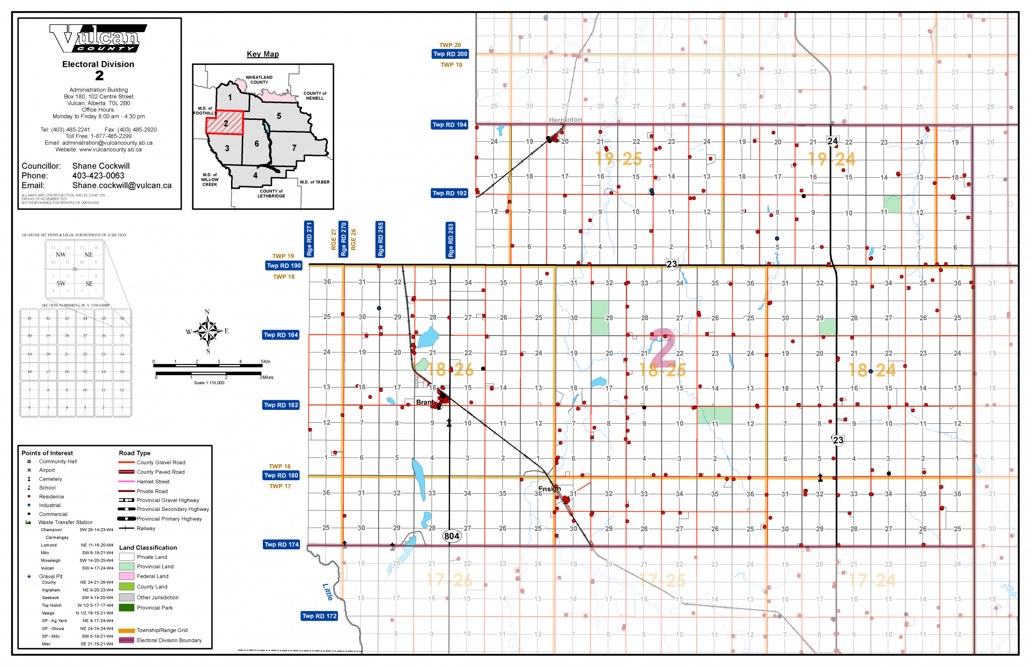 Map Room – Vulcan County