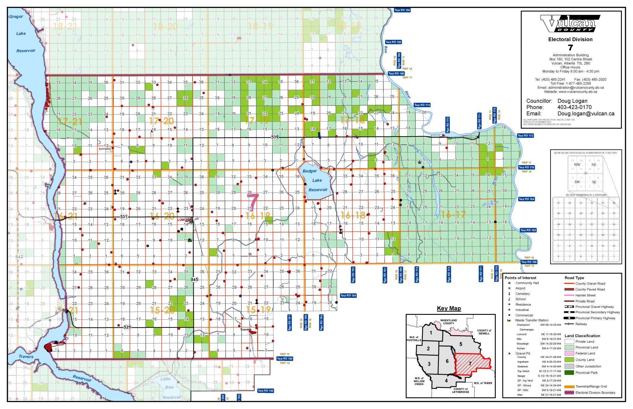 Map Room – Vulcan County