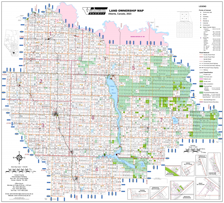 Maps & Addressing – Vulcan County