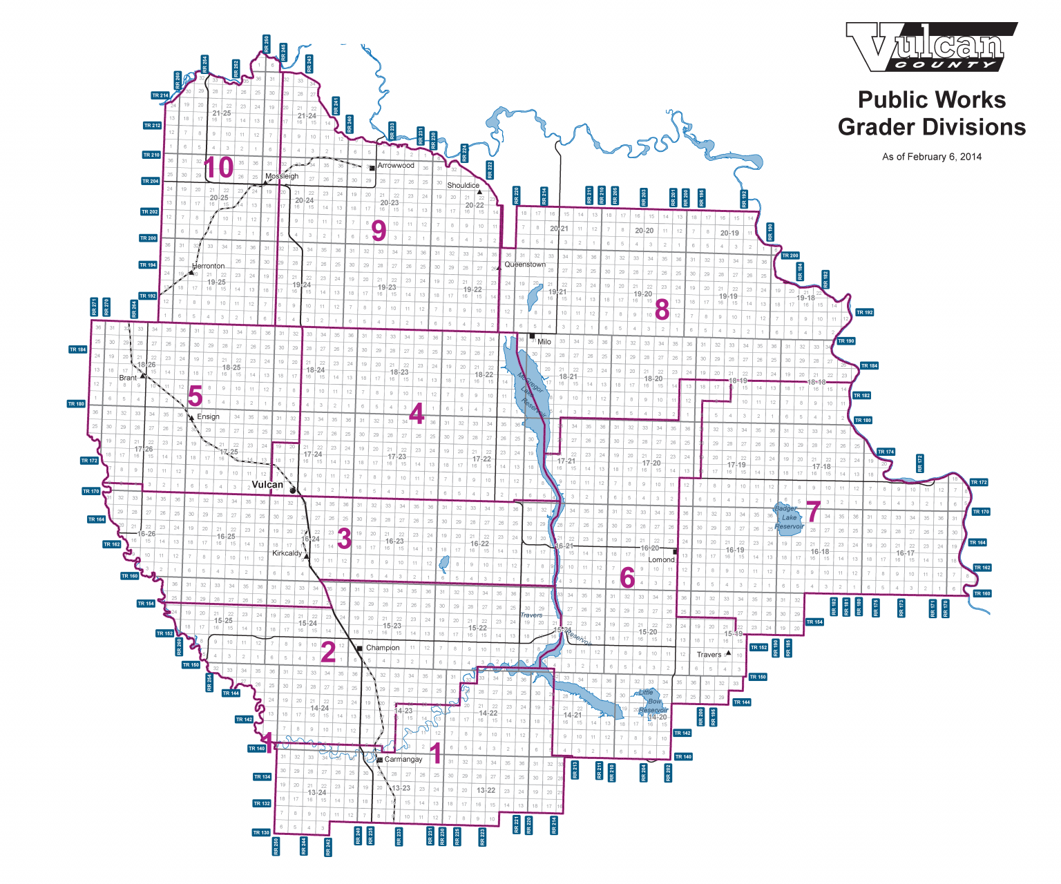 Map Room – Vulcan County