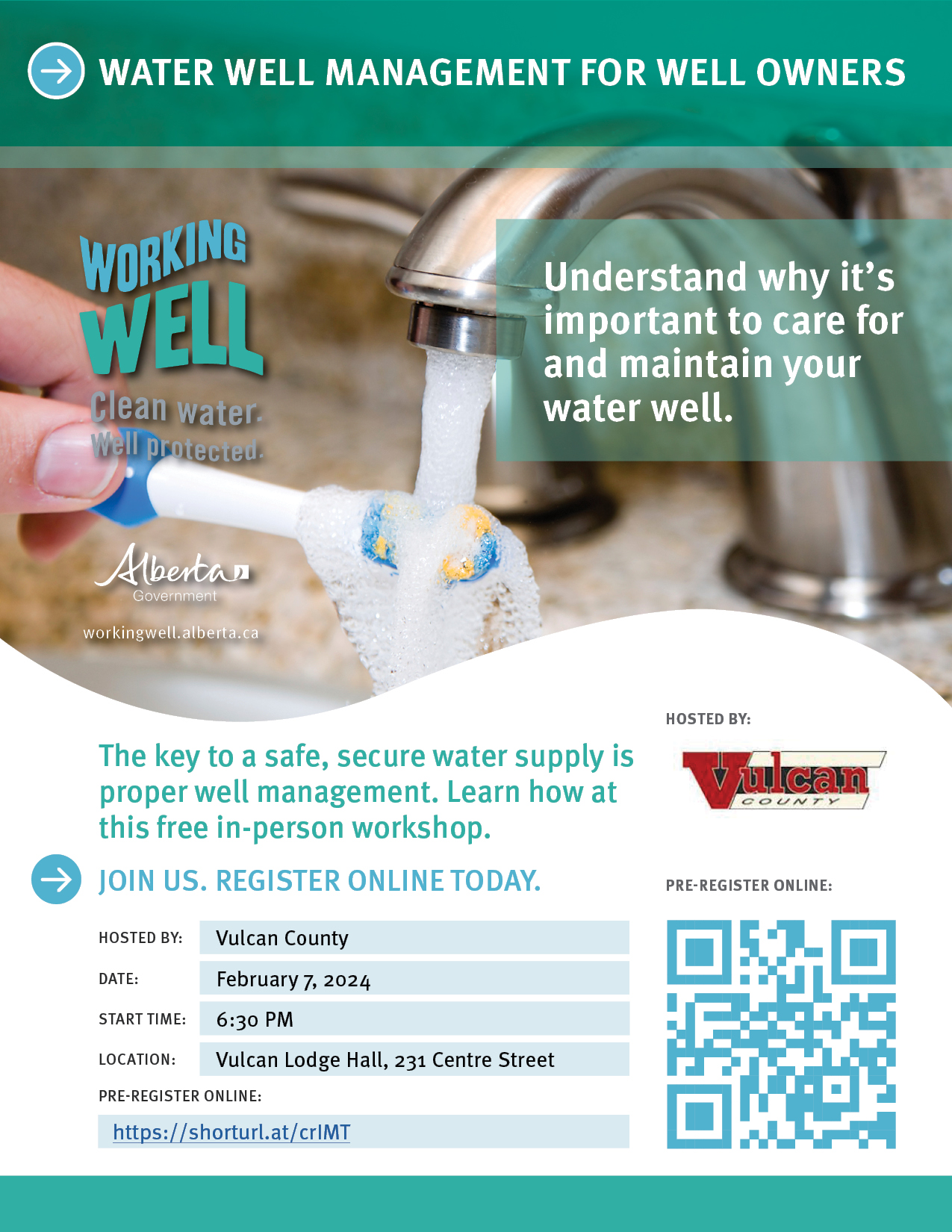 Water Well Management For Well Owners – Vulcan County