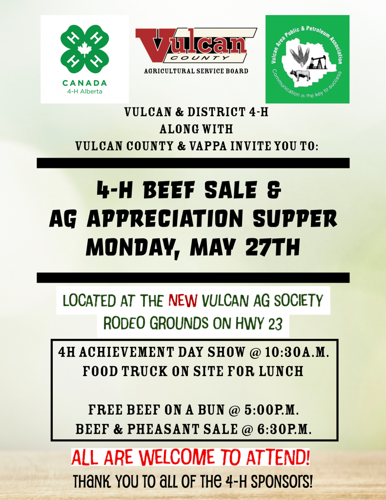 Events & Workshops – Vulcan County