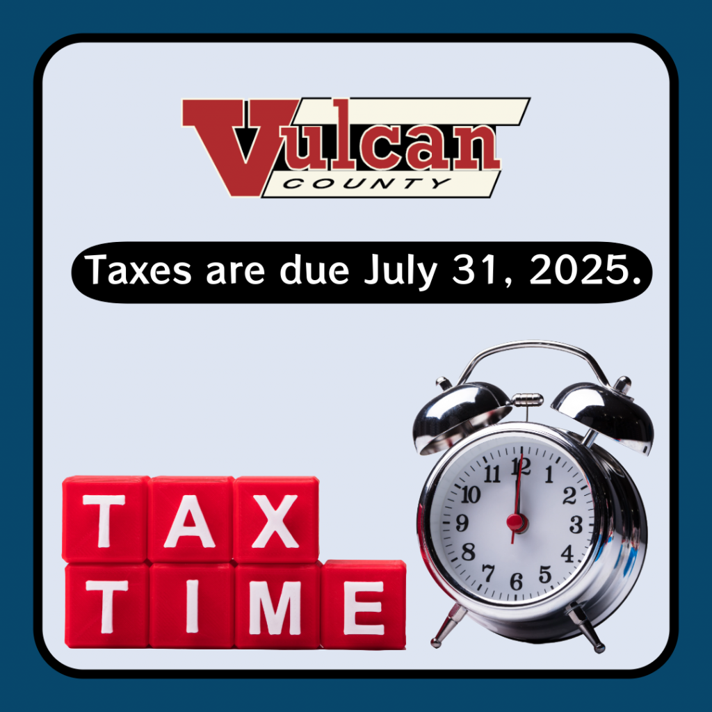 2025 Tax Notices Mailed – Vulcan County